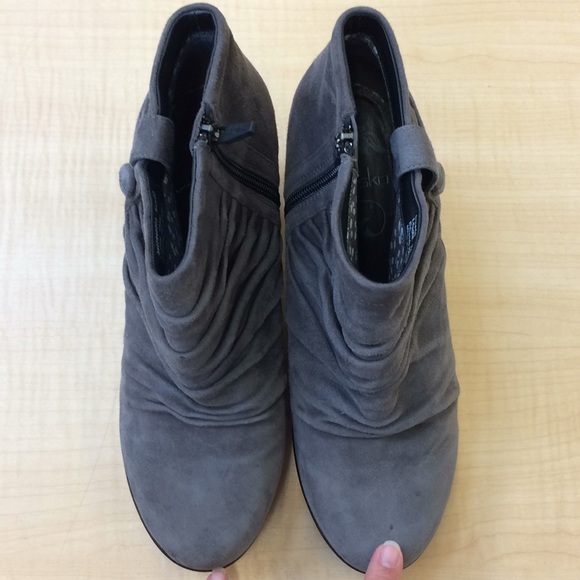 Dansko | Shoes | Dansko Buffy Sz 4 Suede Ankle Boots Gray | Poshmark